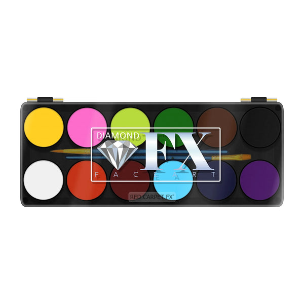 Diamond FX dfx 12 Colour palette – Face Paint Pro